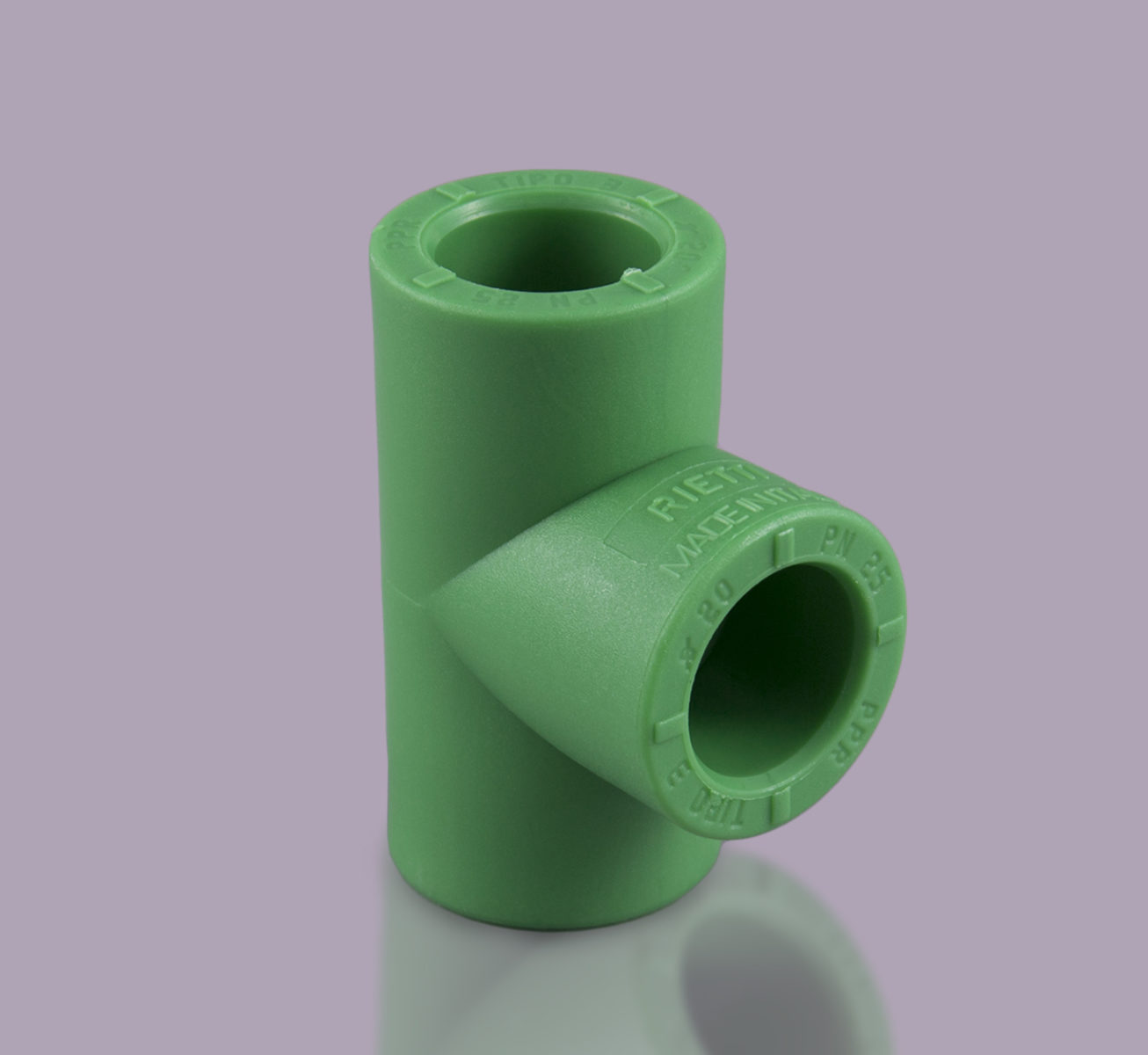 Tee-Junction 90° Female/Female | Rietti Group SRL - PPR Pipes, PPH ...